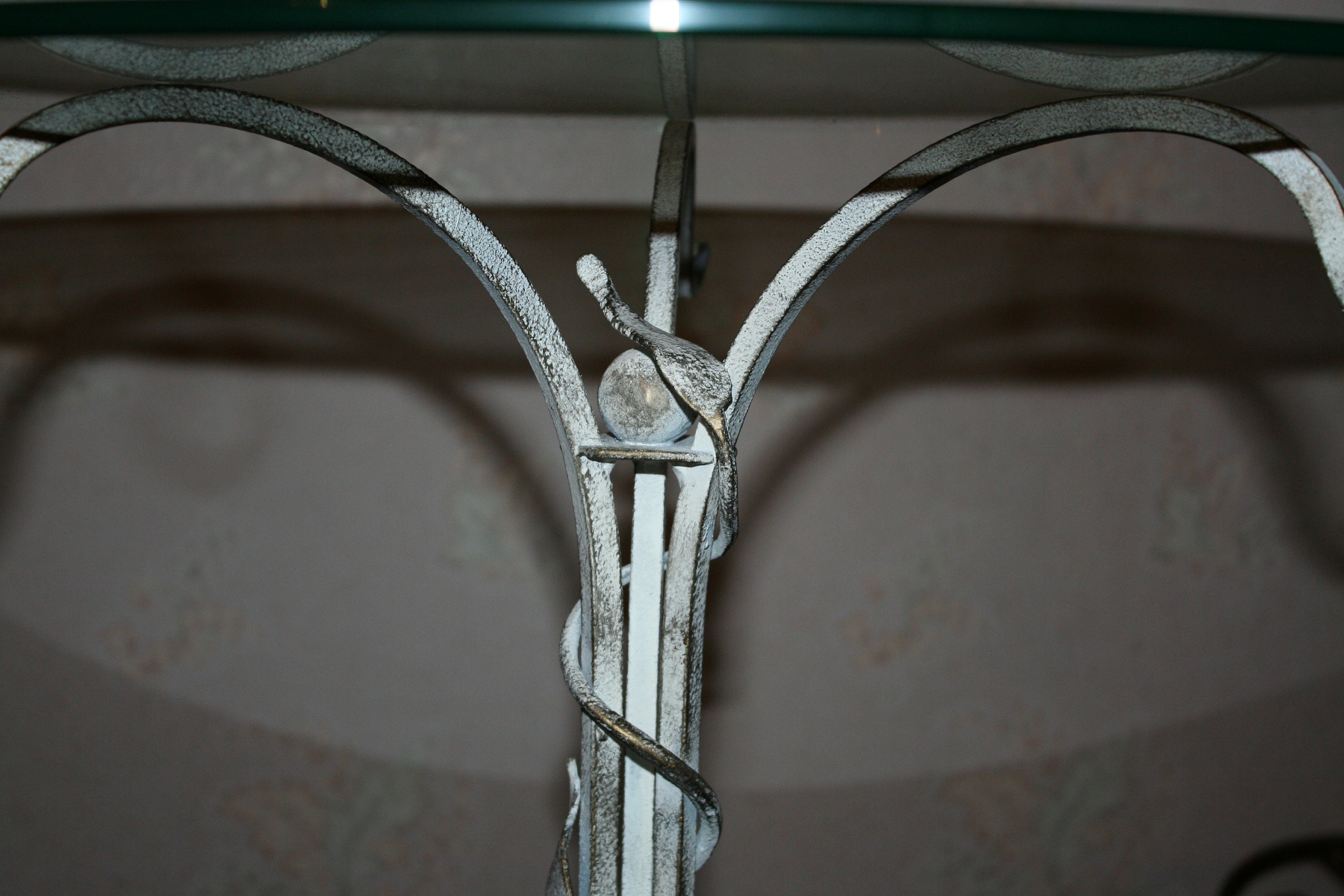 Hand Forged Table , Wrought Iron Table , Garden Table , Unique Table ...