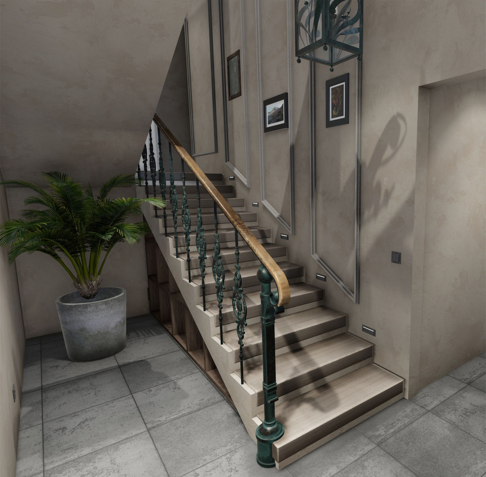 Custom Wrought Iron Balusters, Wrought Iron Stair Railing, Wrought Iron ...