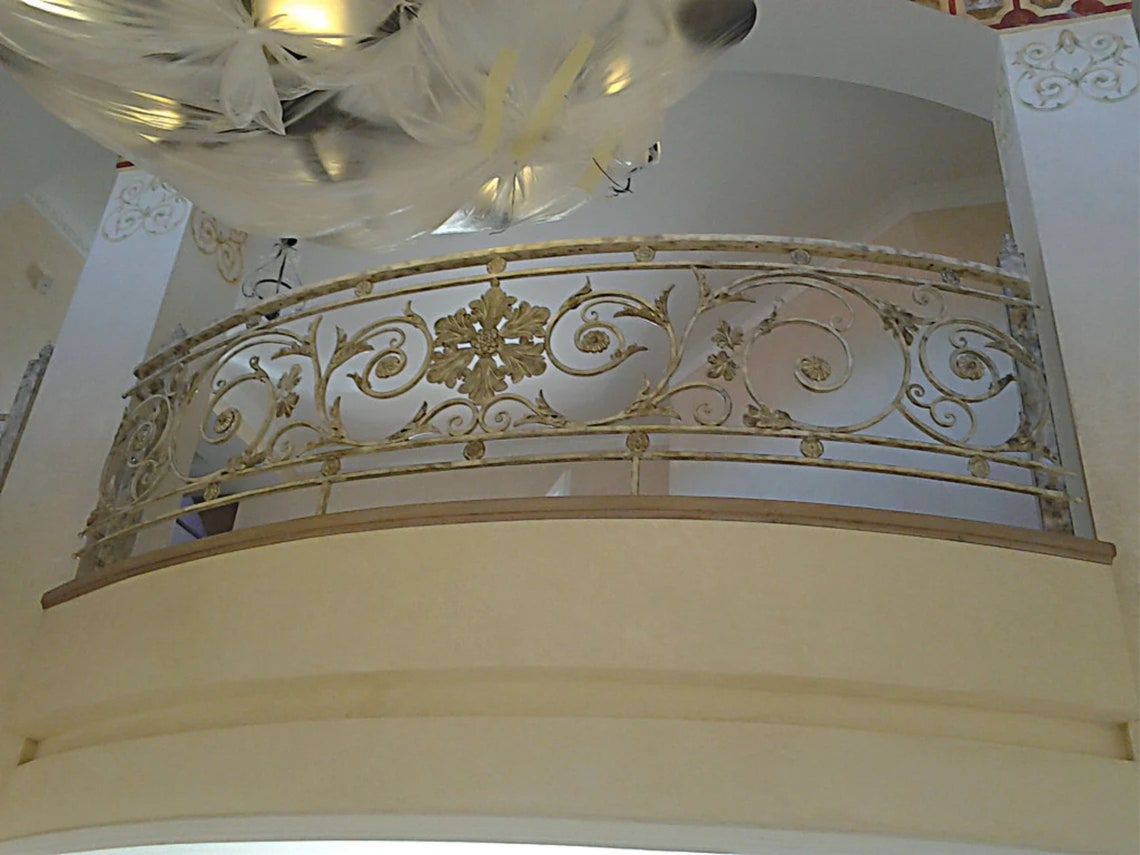 Custom Forged Railings for Stairs Wrought Iron Railings - Etsy