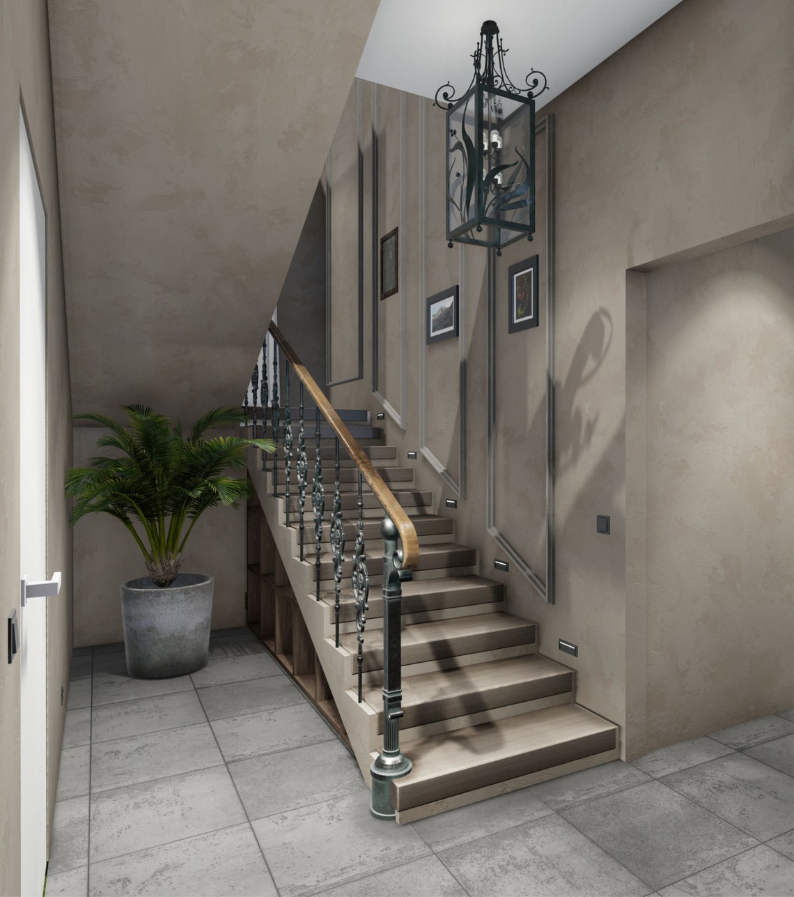 Custom Wrought Iron Balusters, Wrought Iron Stair Railing, Wrought Iron ...