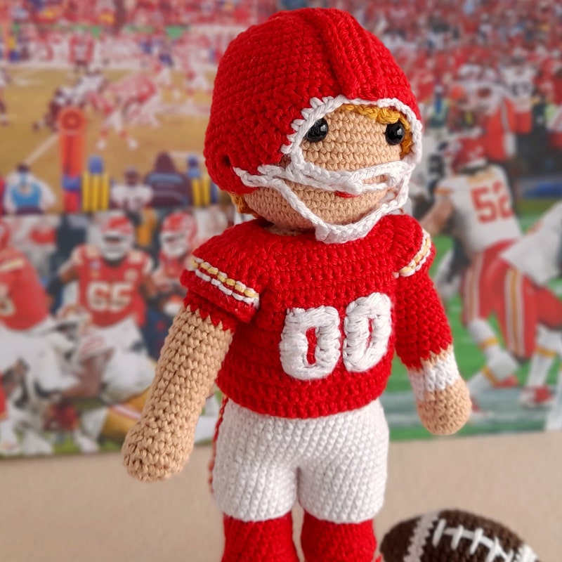 Football Player Doll - Etsy