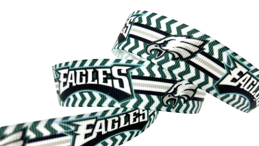 Eagles Ribbon. 5 Yards Single Sided Grosgrain Ribbon. 7/8" Width. Made ...