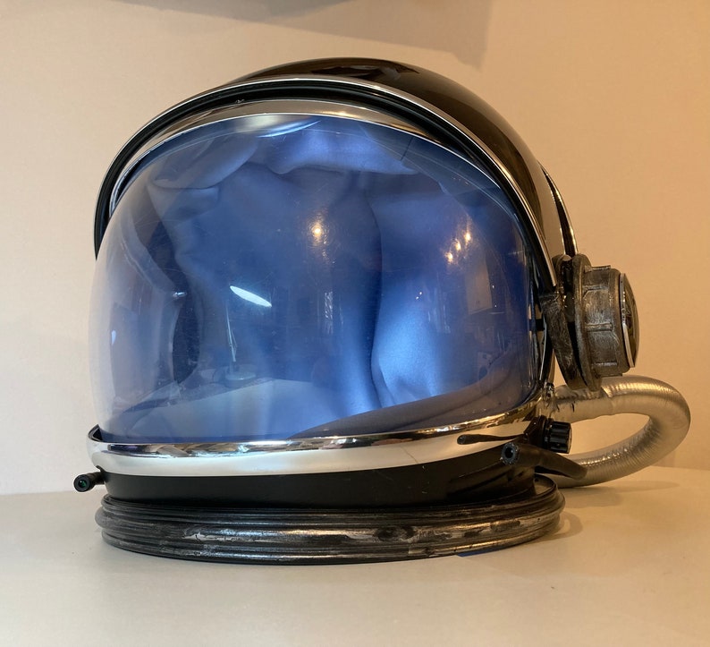Deluxe Flip Visor Astronaut Helmet in White & Black - Etsy