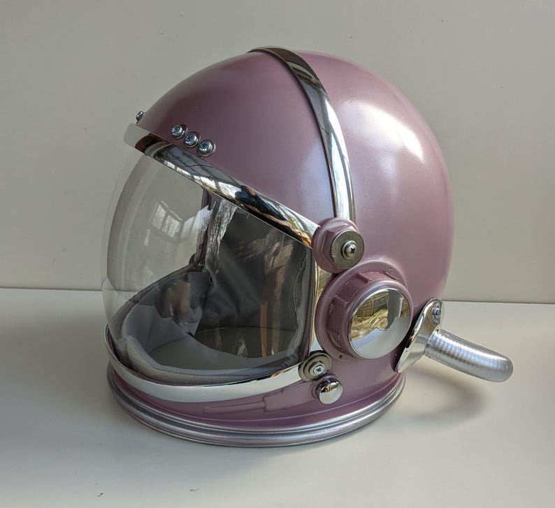Pink Metallic Helmet as Seen in Maybelline Sky High - Etsy