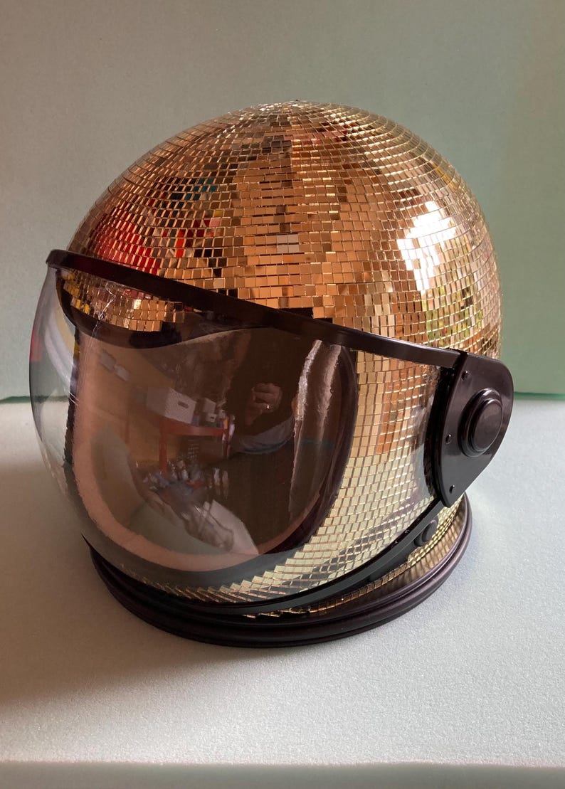 Glitter Ball Space Helmet - Etsy