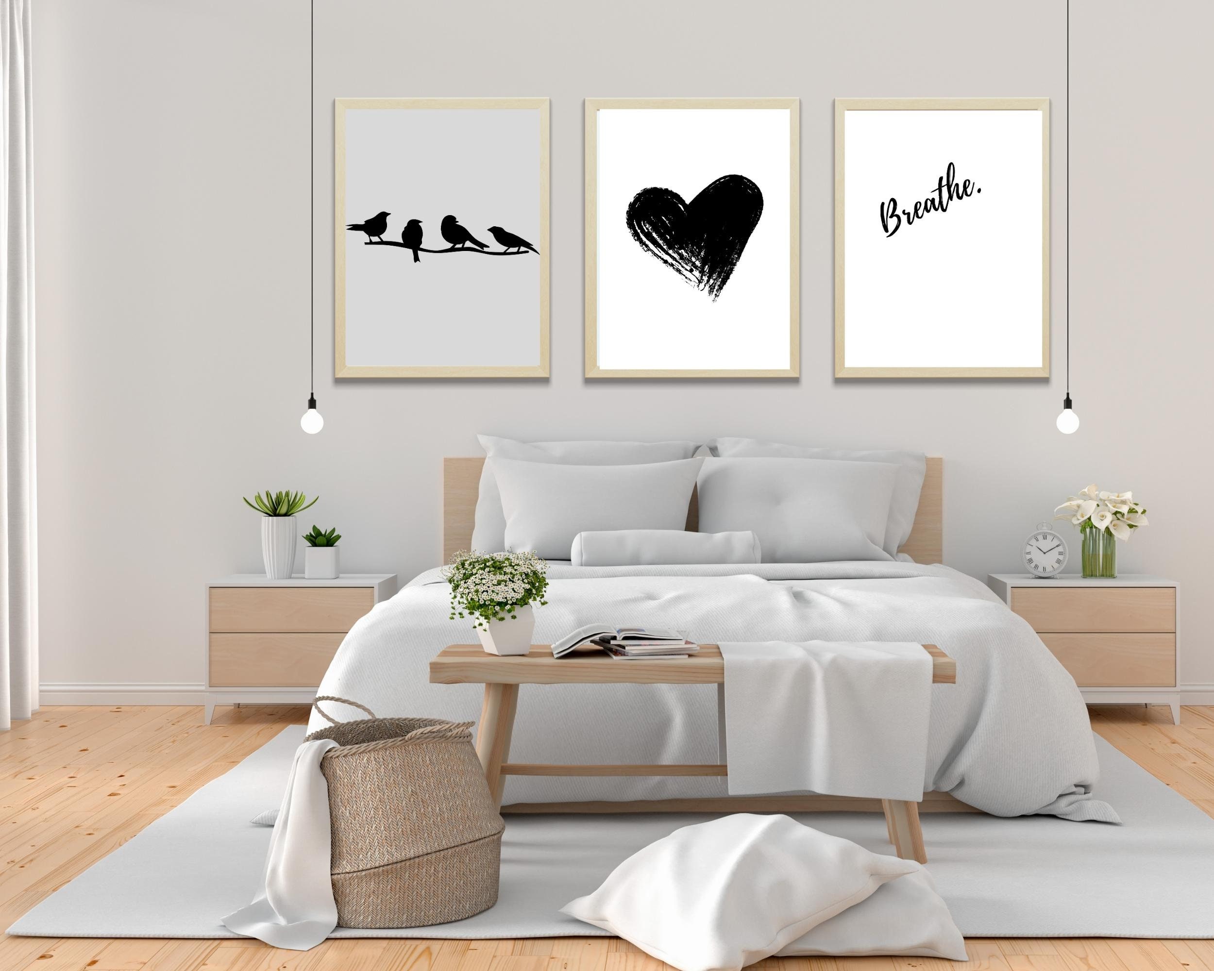 Minimalist Wall Art/set of 3 Posters/black and White Printables/modern ...