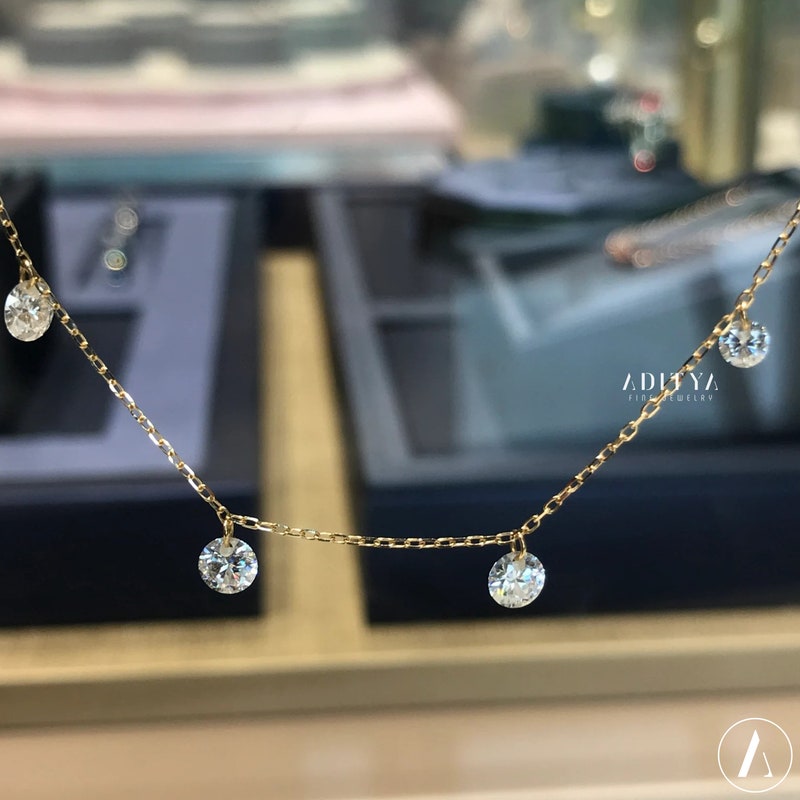 Floating Diamond - Etsy