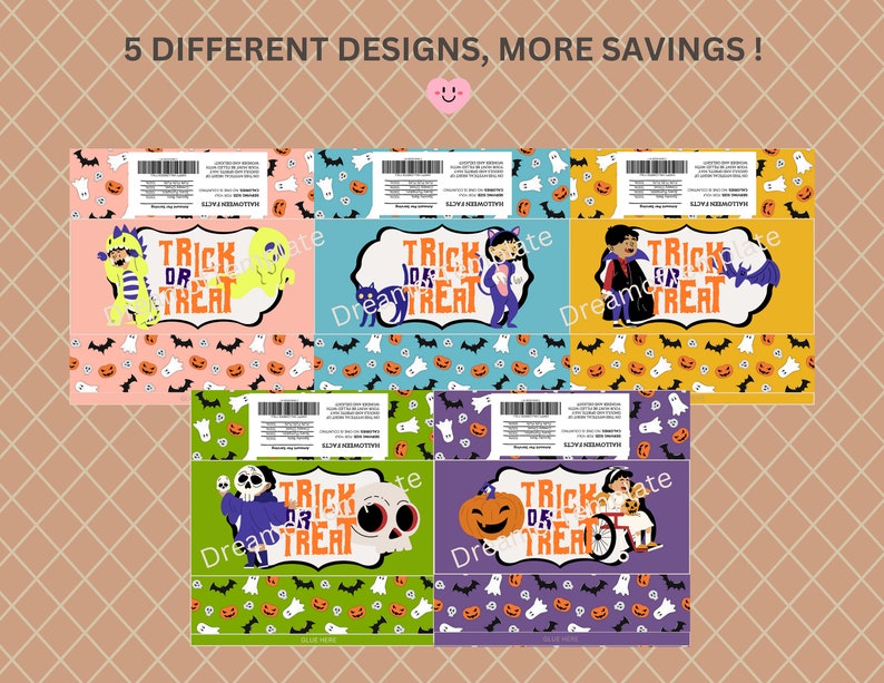 Chocolate Bar Wrapper Template Bundle DIY Candy Wrapper Kit Candy Bar ...