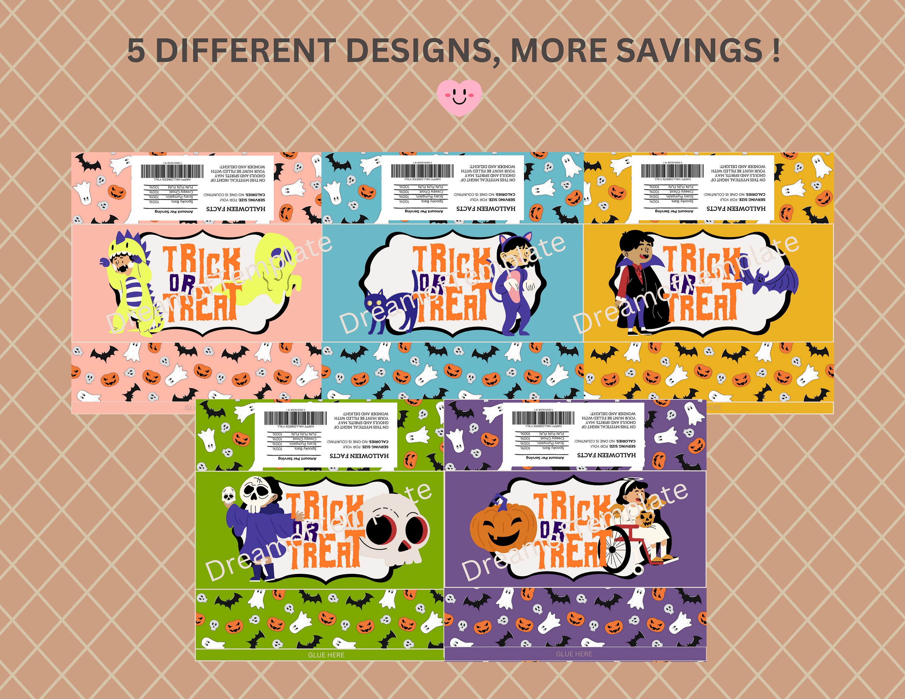 Chocolate Bar Wrapper Template Bundle DIY Candy Wrapper Kit Candy Bar ...