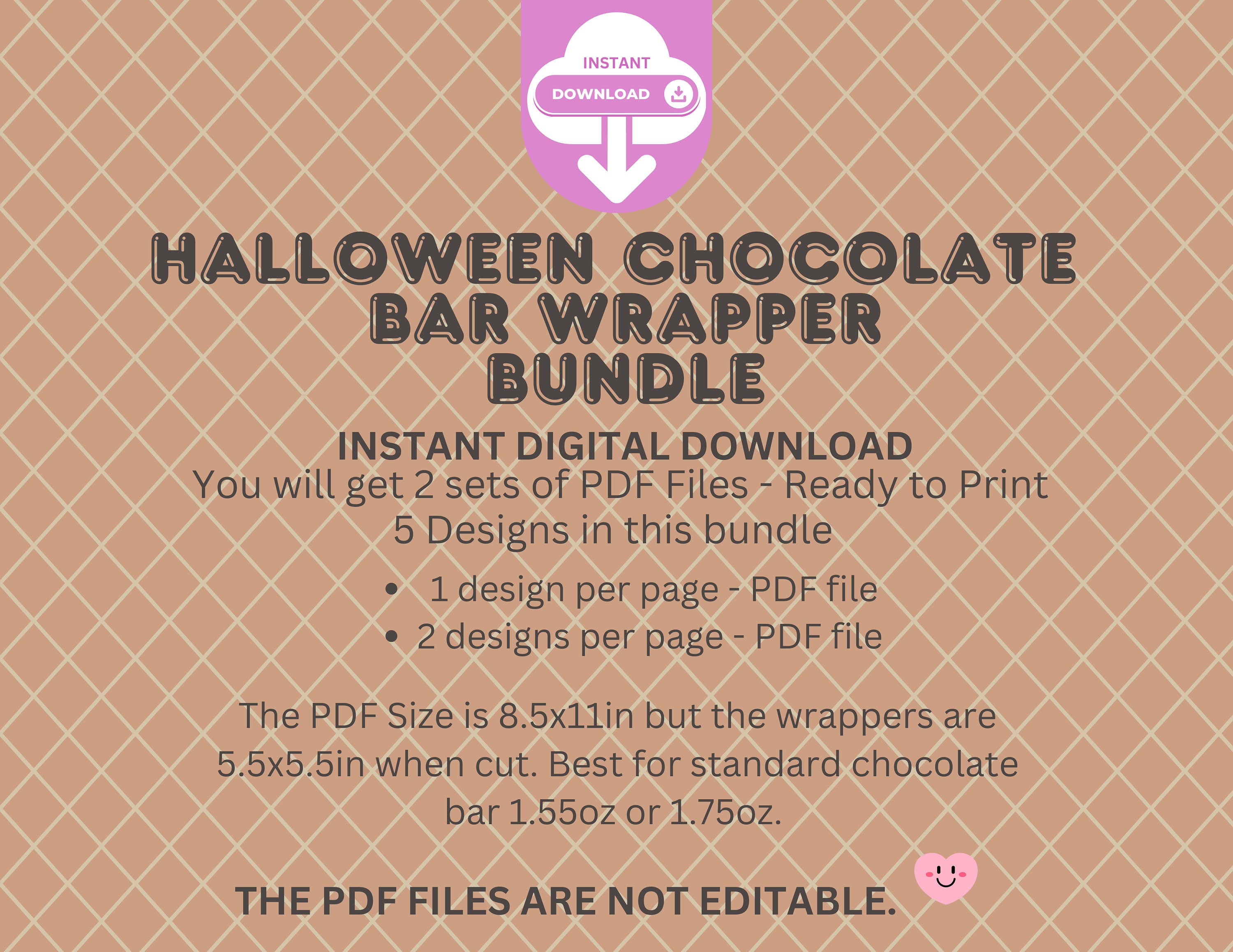 Chocolate Bar Wrapper Template Bundle DIY Candy Wrapper Kit Candy Bar ...
