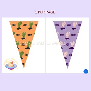 Halloween Printable Banner Boo Printable DIY Halloween - Etsy