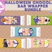 Chocolate Bar Wrapper Template Bundle DIY Candy Wrapper Kit Candy Bar ...