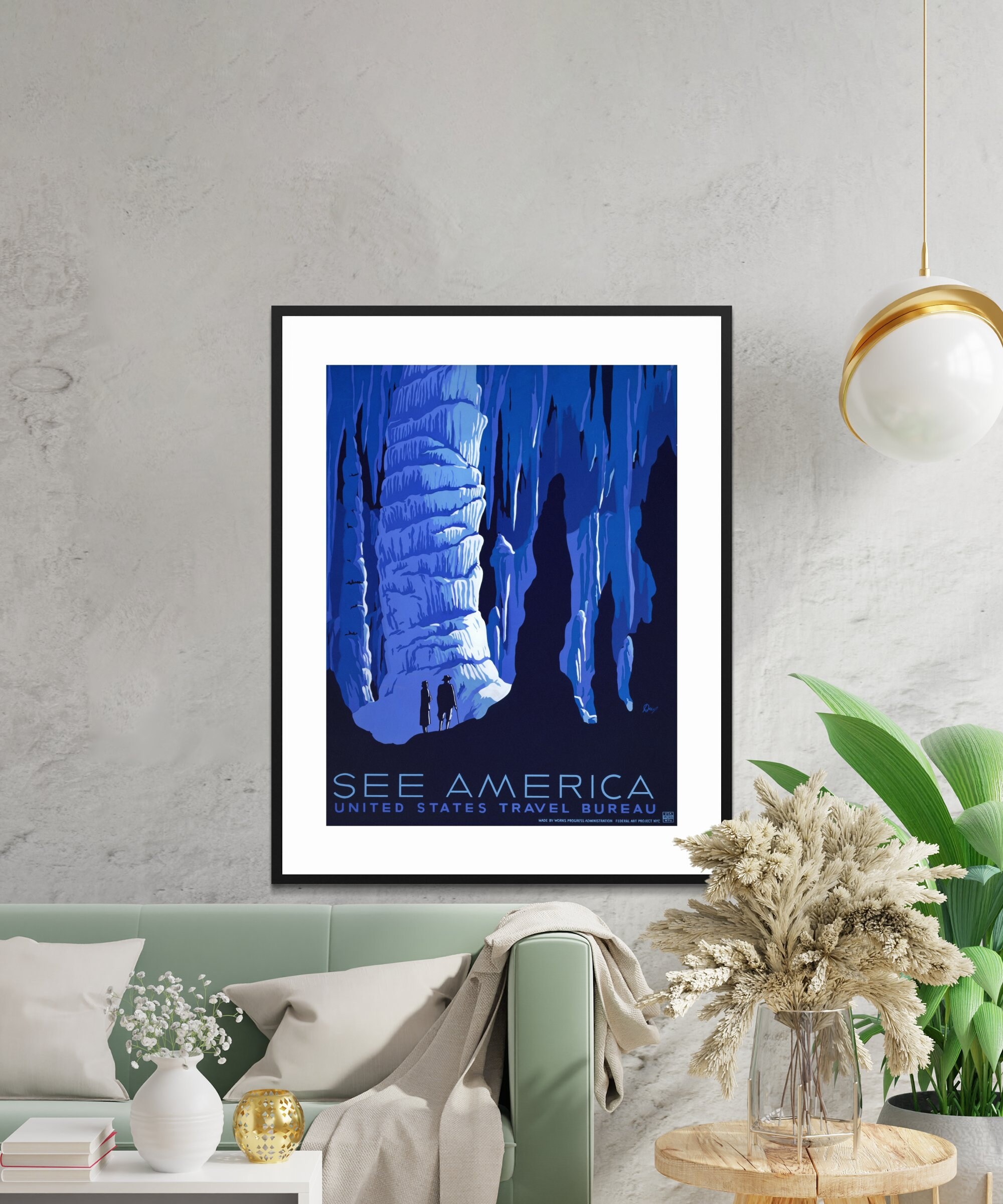 See America U.S. Travel Bureau Poster Created by the Works Progress ...