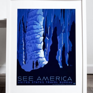 See America U.S. Travel Bureau Poster Created by the Works Progress ...