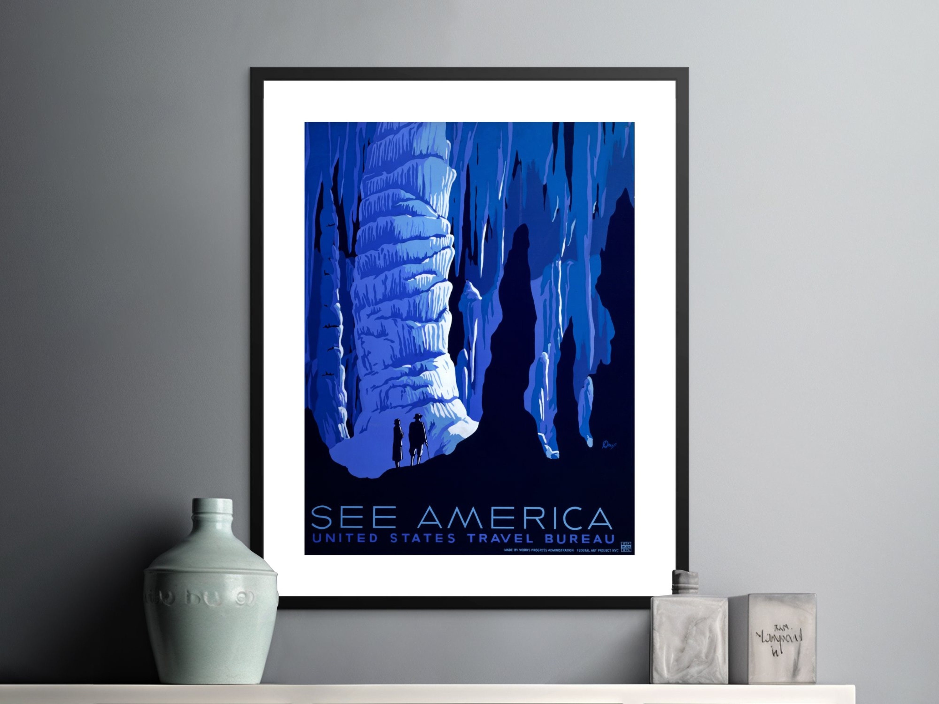 See America U.S. Travel Bureau Poster Created by the Works Progress ...