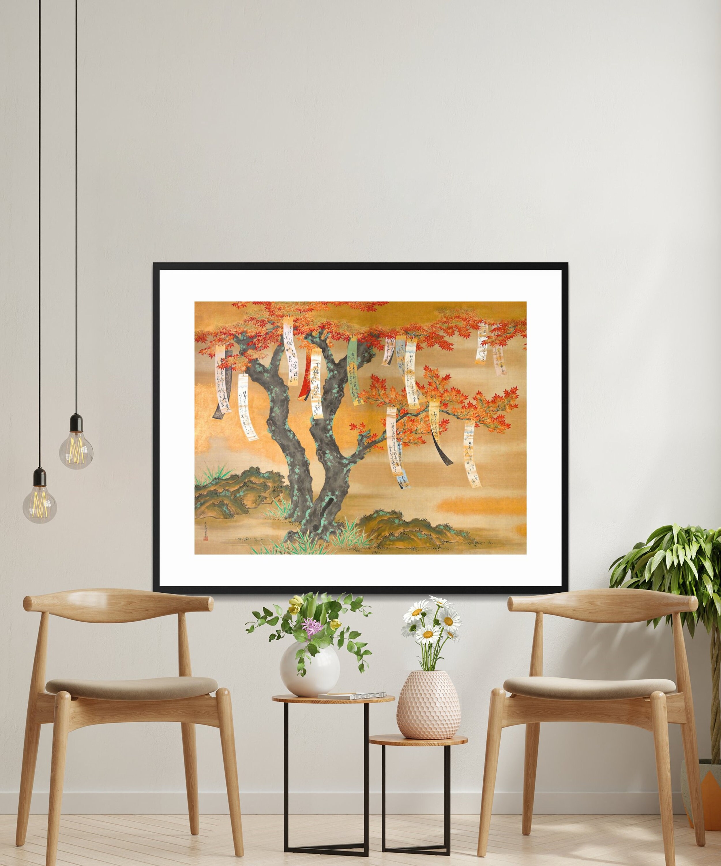 Japanese Autumn Maples With Poem Slips 16491686 by Tosa Mitsuoki Museum ...