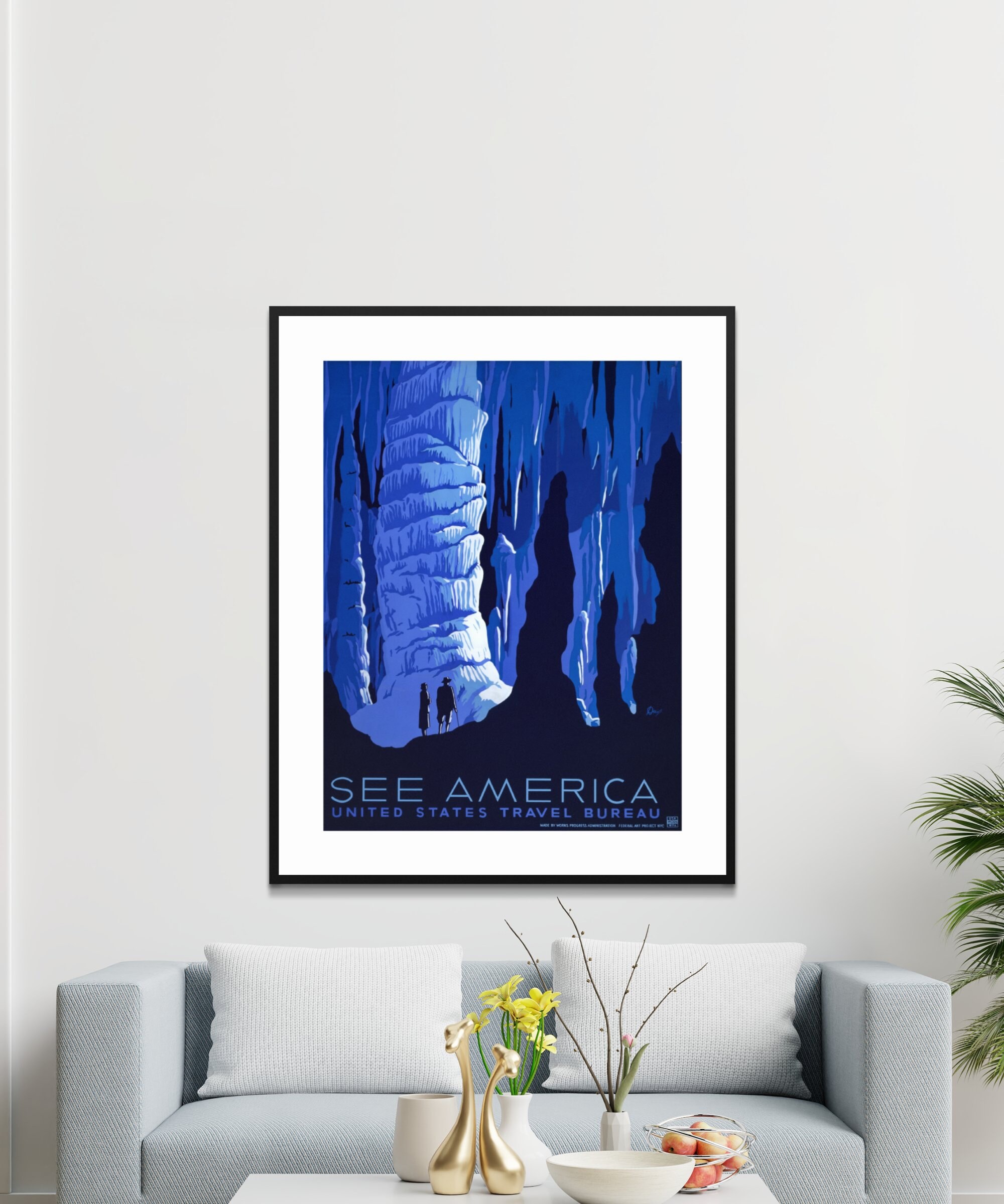 See America U.S. Travel Bureau Poster Created by the Works Progress ...