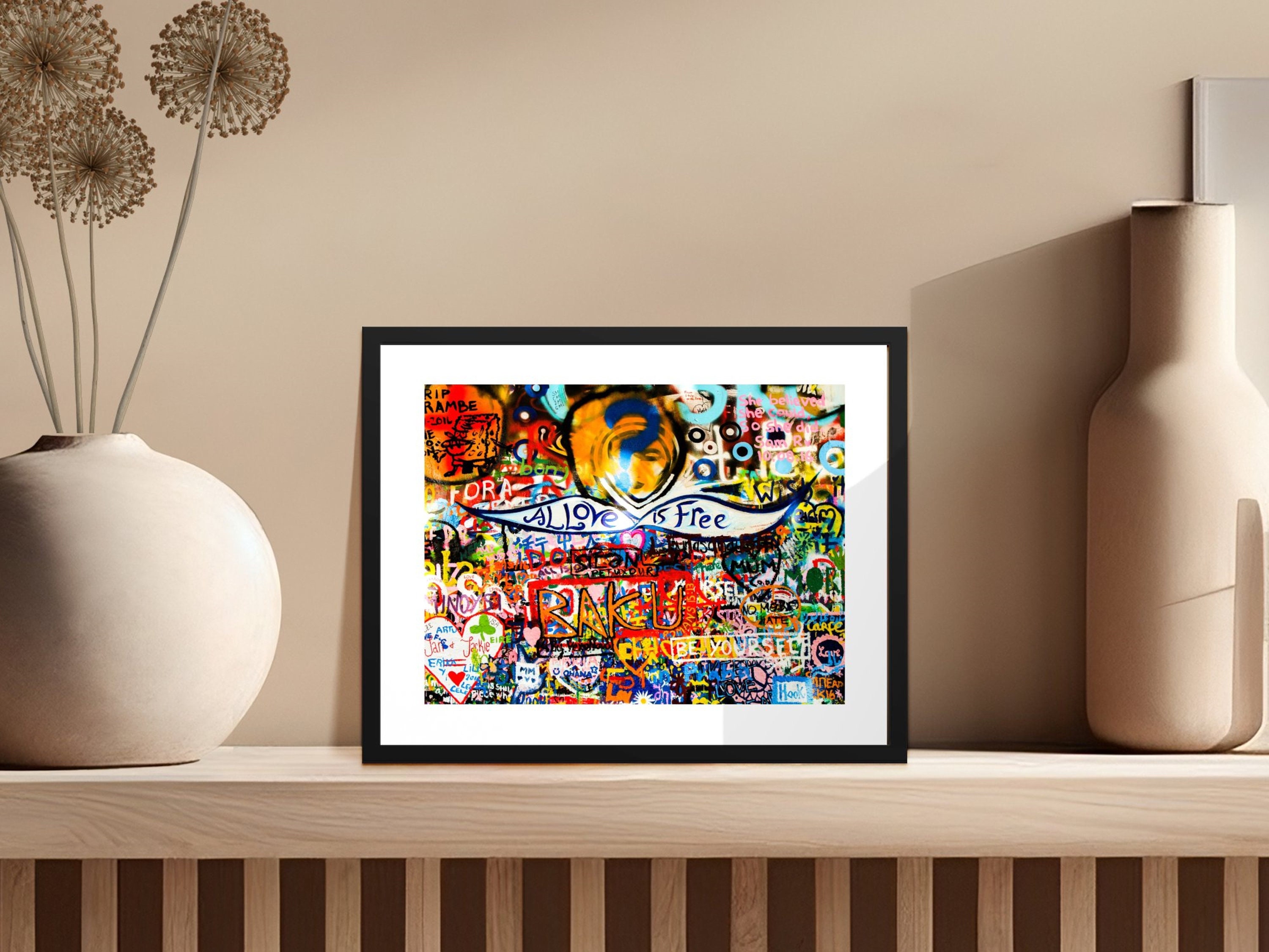 Graffiti Wall Art Urban Street Art Museum-quality Poster unframed - Etsy