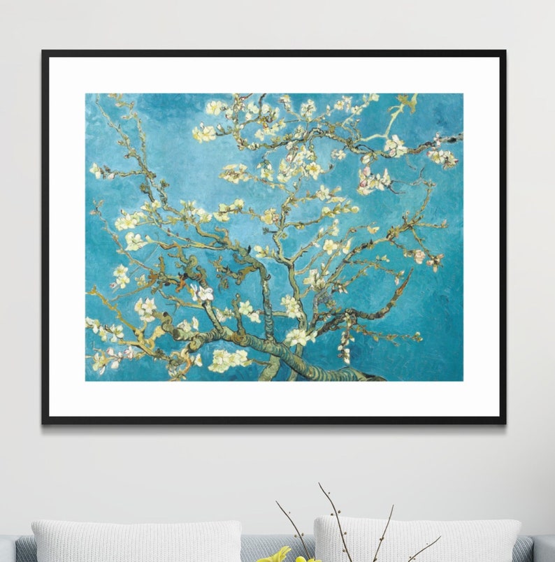 Almond Blossom 1890 by Vincent Van Gogh Museum-quality Poster unframed ...