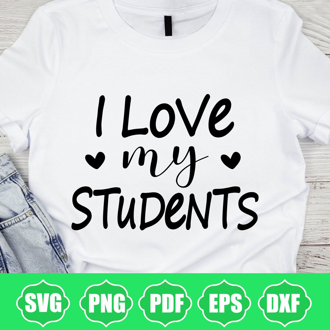 I Love My Students Teacher Valentine SVG , Teacher SVG, School ...