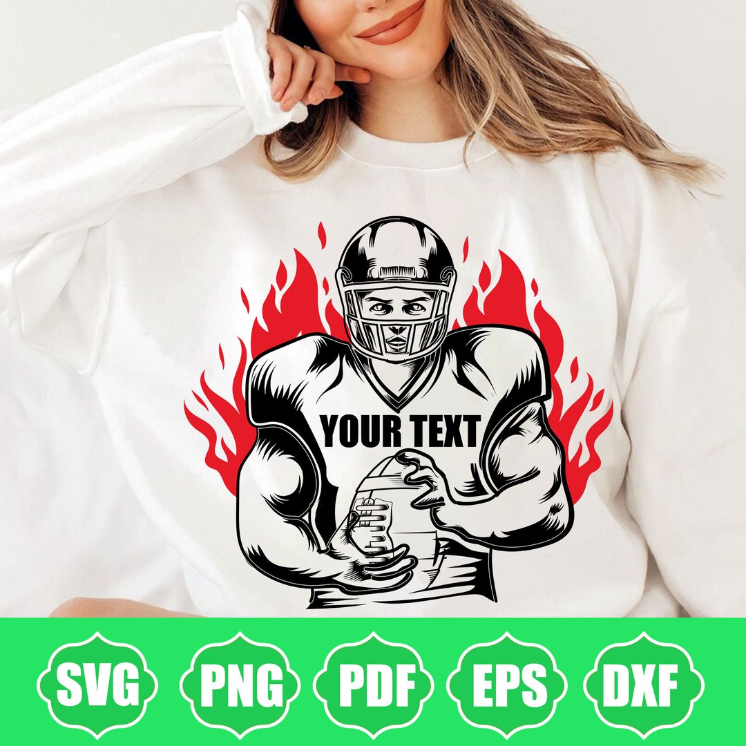 Personalized Football Player Svg, Football Svg, Football Season Svg ...