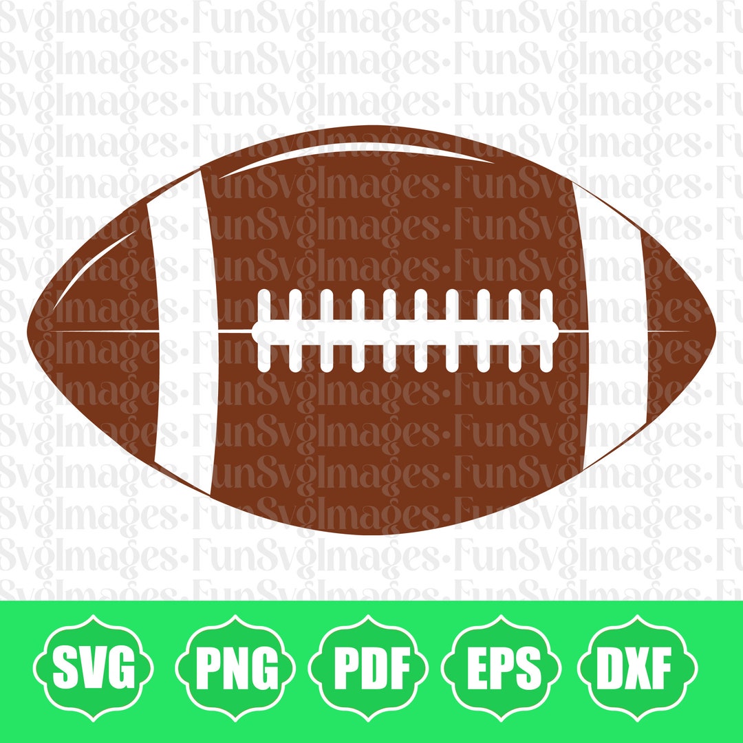 Football SVG, Football Silhouette, Football PNG, Football Cut Files ...