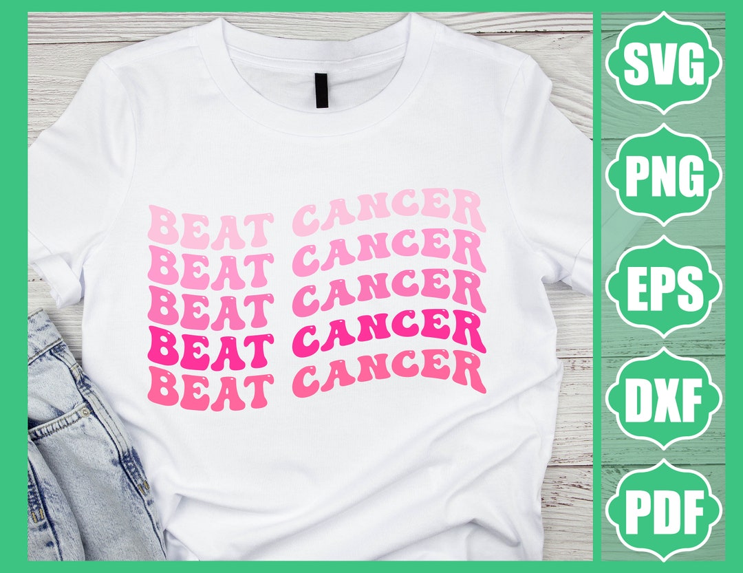Breast Cancer Svg, Beat Cancer Svg, Cancer Ribbon Svg, Cancer Svg ...