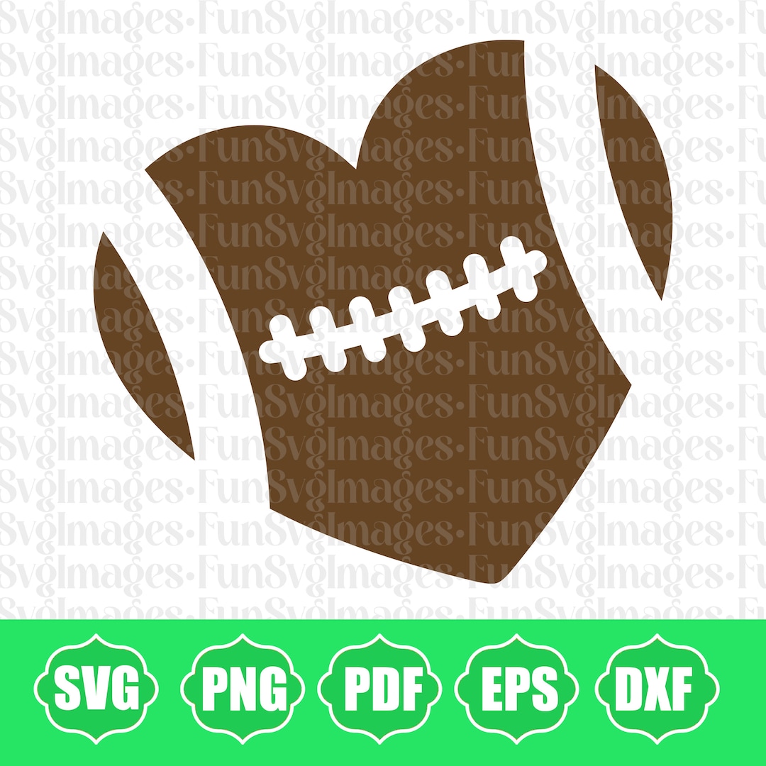 Football Heart SVG, Football Heart SVG, Football Svg,football Shirt ...