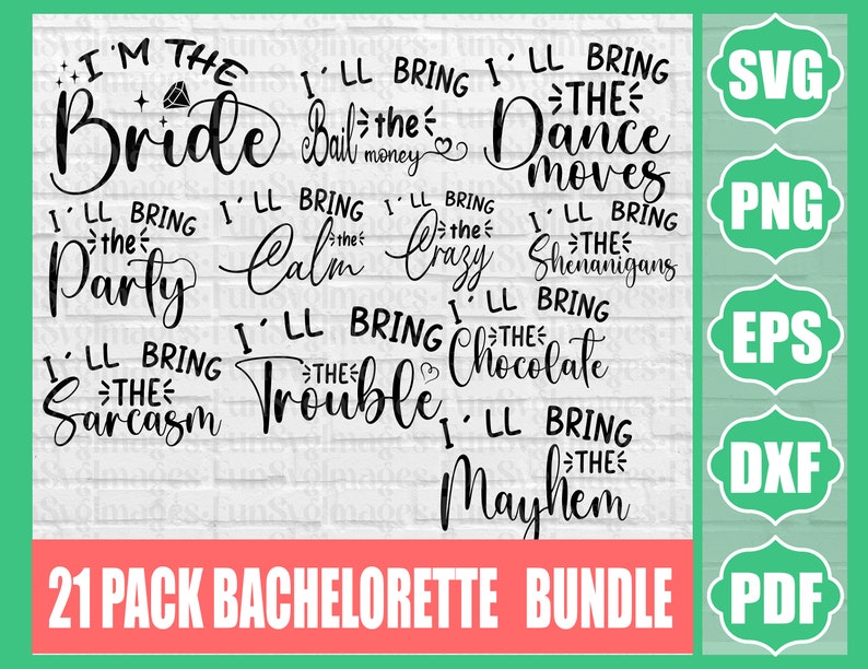 Bachelorette Svg, Wedding Svg, Bachelorette Party, Bridal Party SVG ...