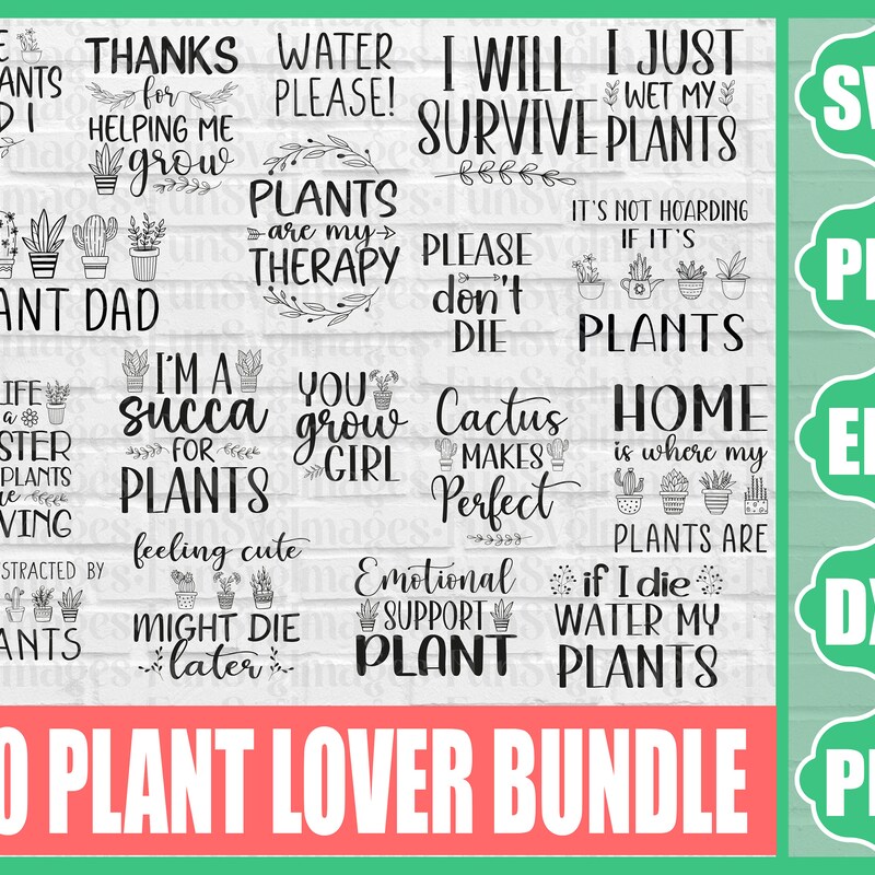 Plant Svg - Etsy