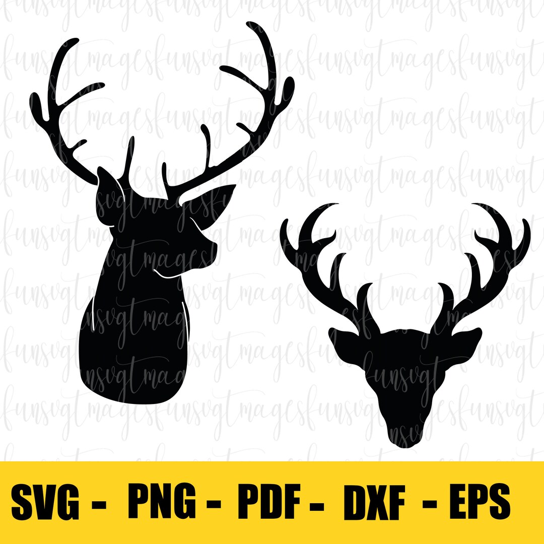 Deer Head SVG ,deer Svg, Deer Clipart,deer Head Clipart,deers Svg ...
