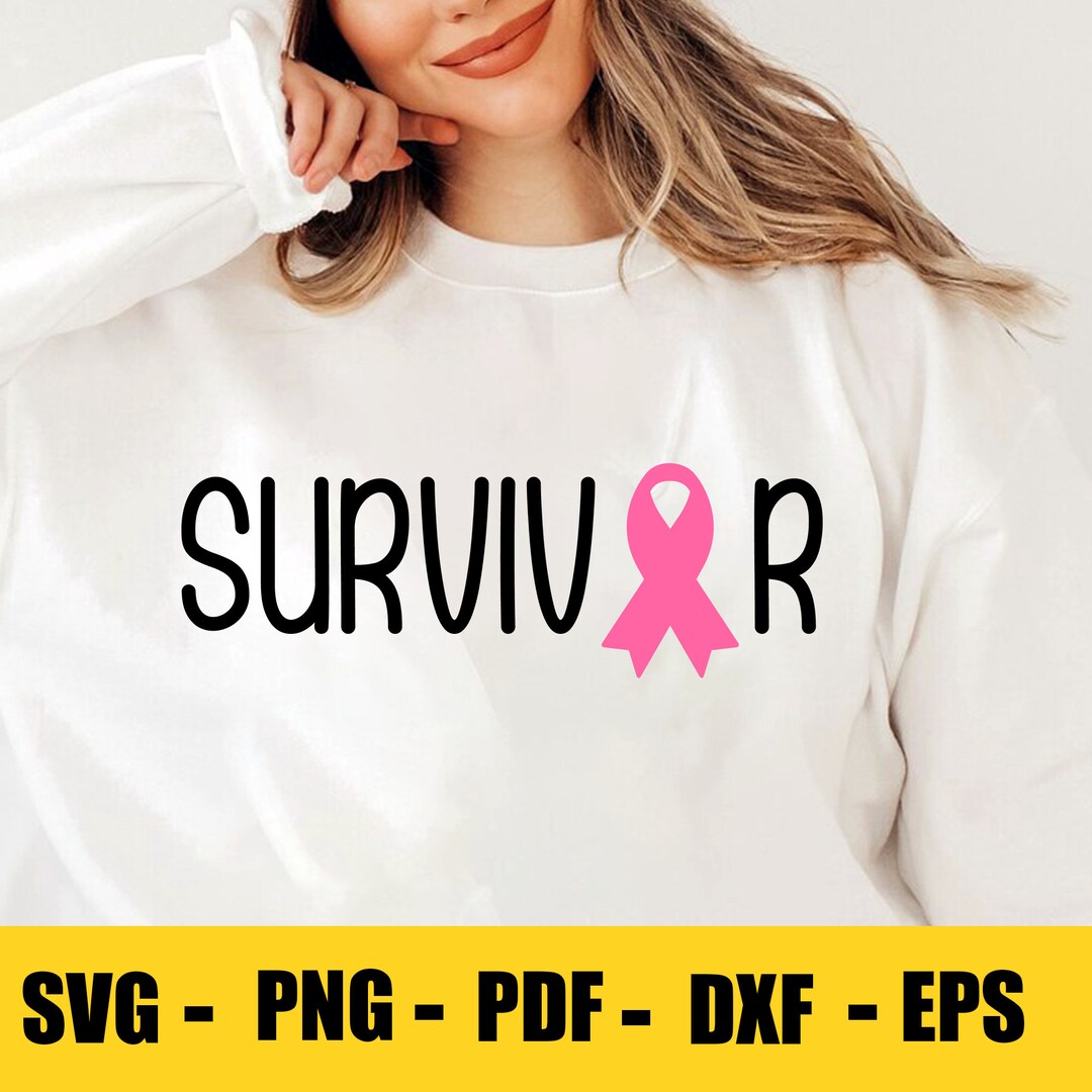 Survivor SVG Cancer Ribbon Svg Awareness Ribbon Svg Cut - Etsy