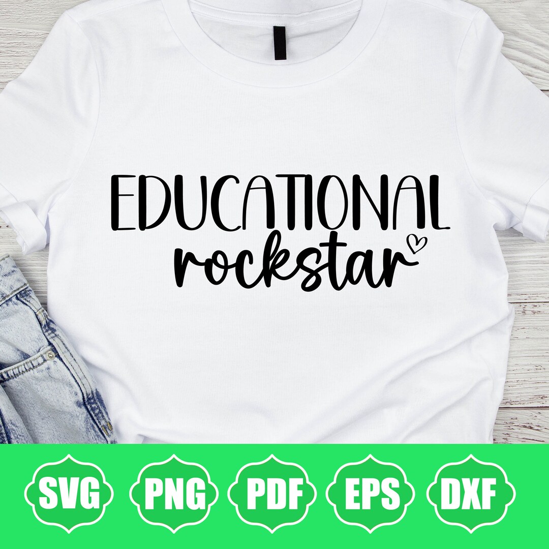 Educational Rockstar Svg Teacher Quote Svg School Svg - Etsy