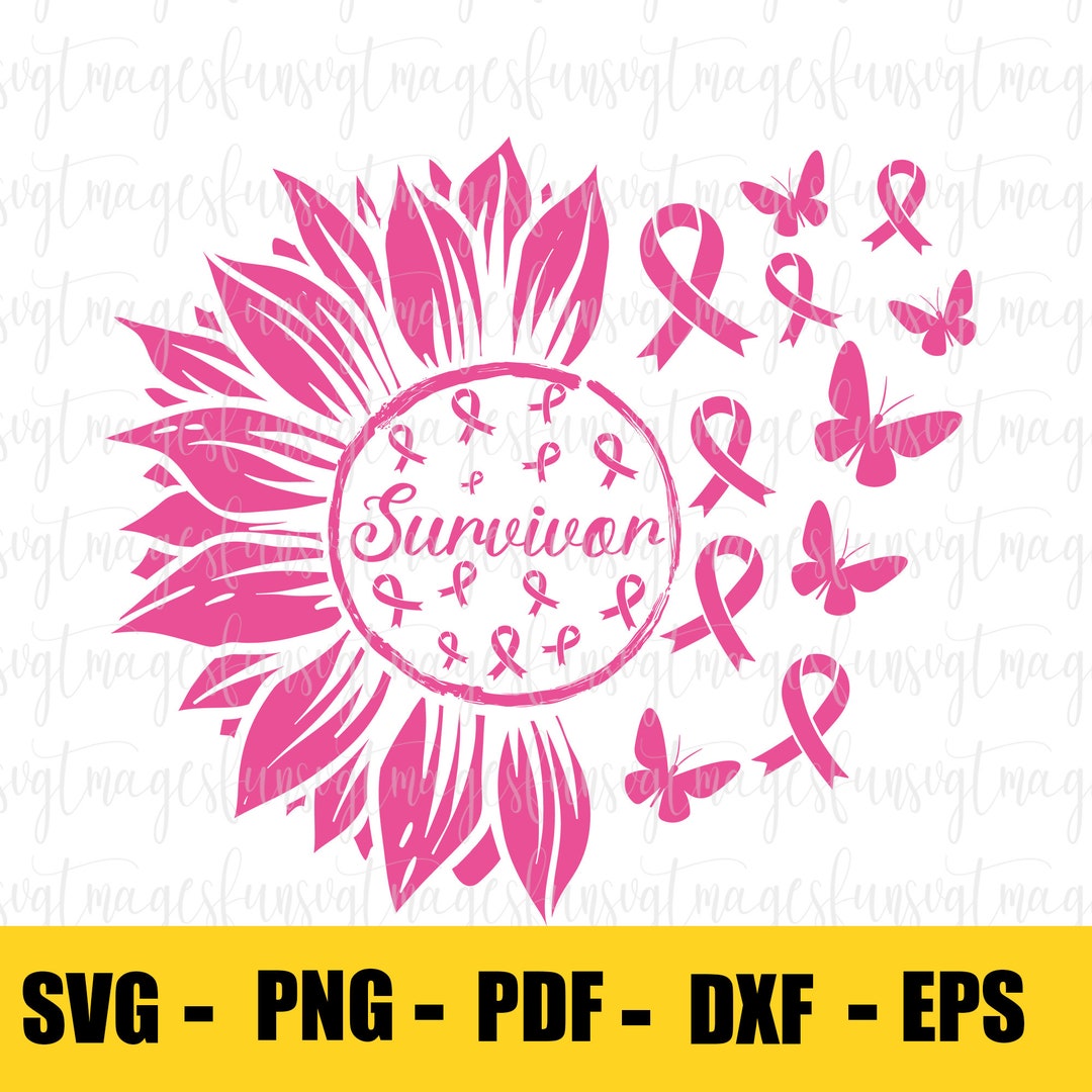Breast Cancer Svg Awareness Svg Awareness Ribbon Svg Breast Etsy