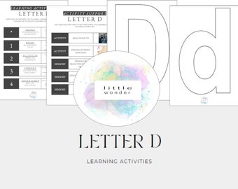 Letter of the Week A-Z Digital Download Homeschool Preschool Learning ...