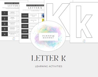 Letter of the Week I- Toddler Learning Activities- Digital Download ...