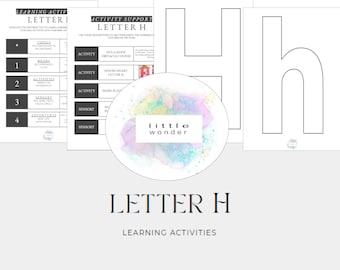 Letter of the Week I- Toddler Learning Activities- Digital Download ...