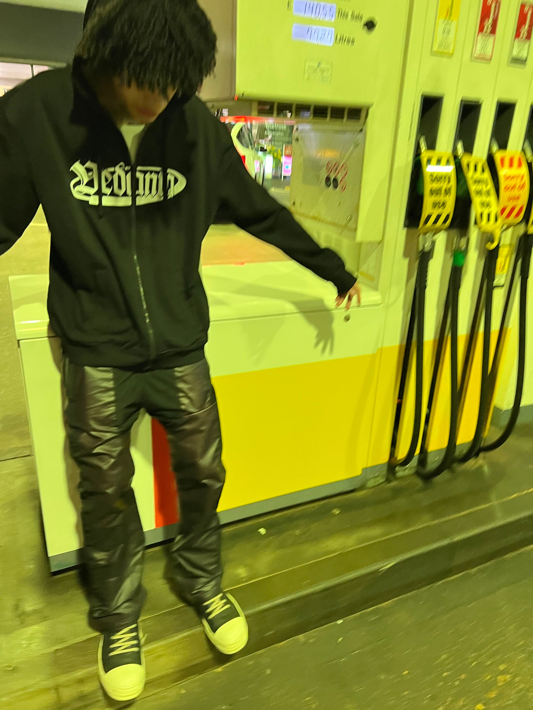 Y2K Skeleton Graphic Print Zip-up, Oversized Harajuku Hip-hop ...