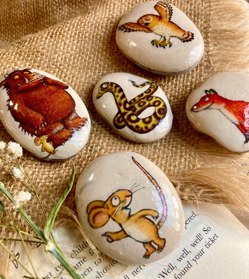 Gruffalo Pebbles, Gruffalo Keepsake Gift, Story Stones - Etsy