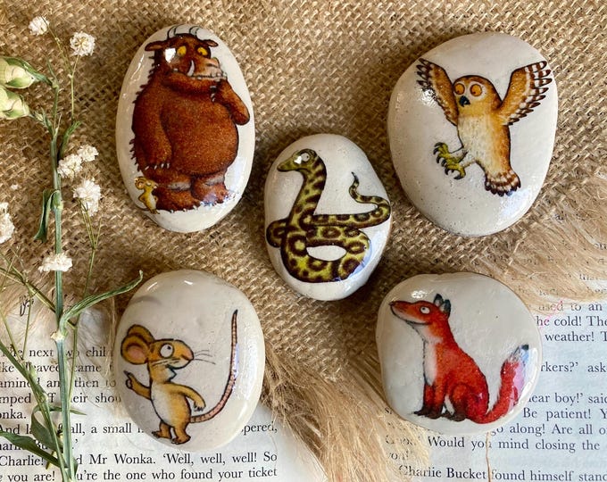 Gruffalo Pebbles, Gruffalo Keepsake Gift, Decorative Stones, Nursery ...