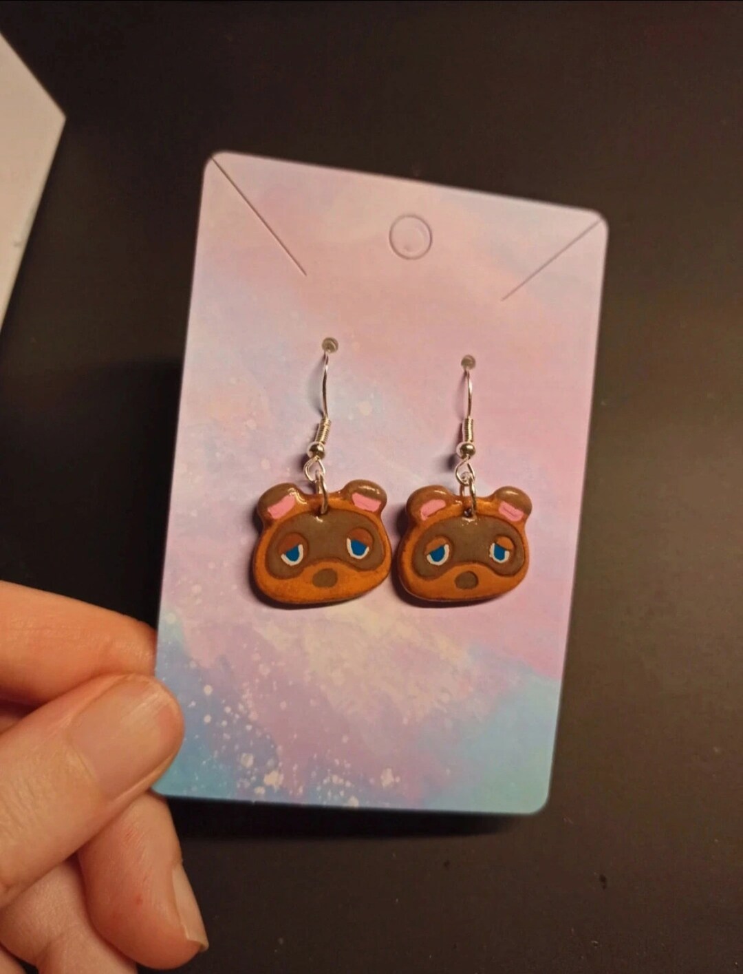 Handmade Polymer Clay ACNH Tom Nook Earrings - Etsy