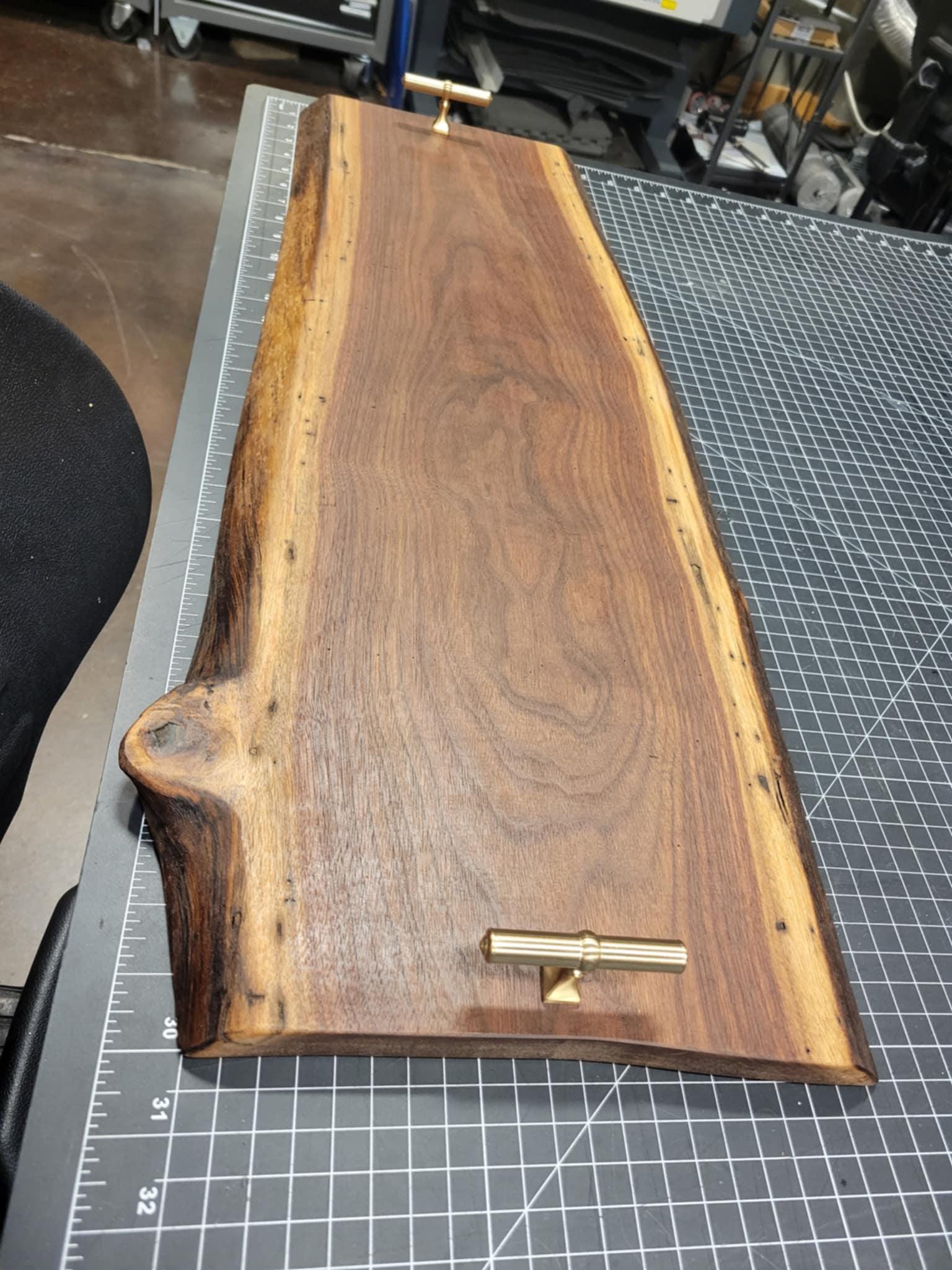 Live-edge Walnut Charcuterie Board - 30"x11" - Etsy
