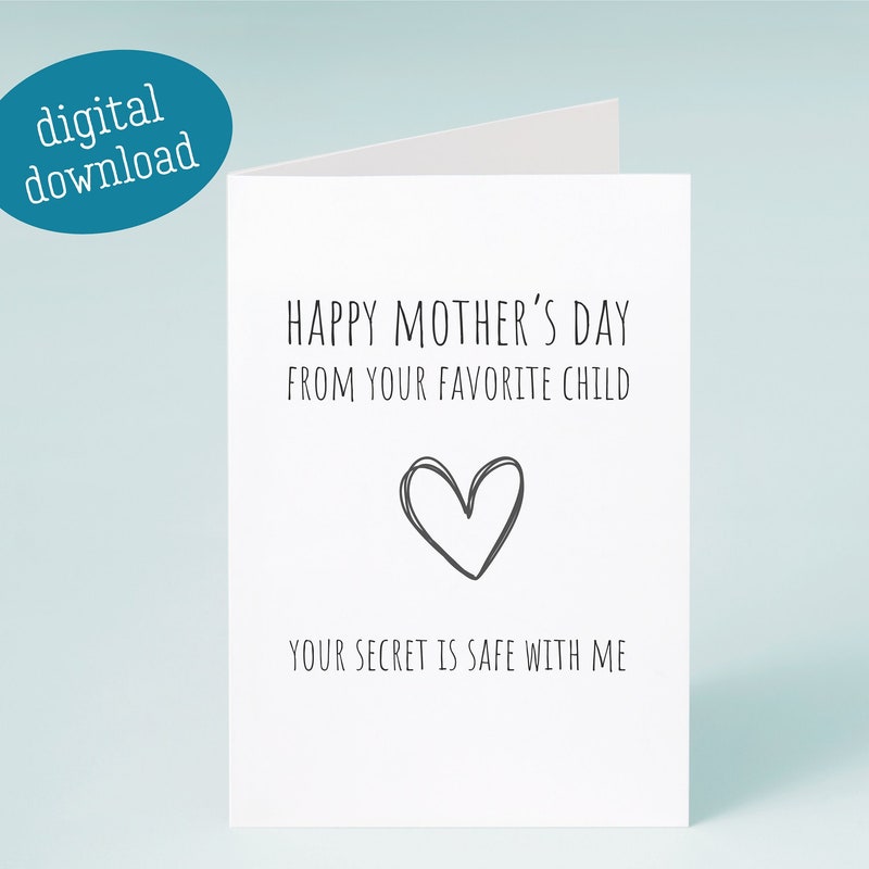 Funny Mothers Day Card - Etsy