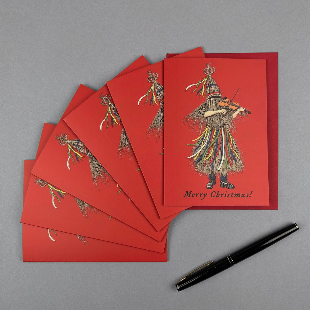 Mummer Christmas Card (pack of 6) - Etsy