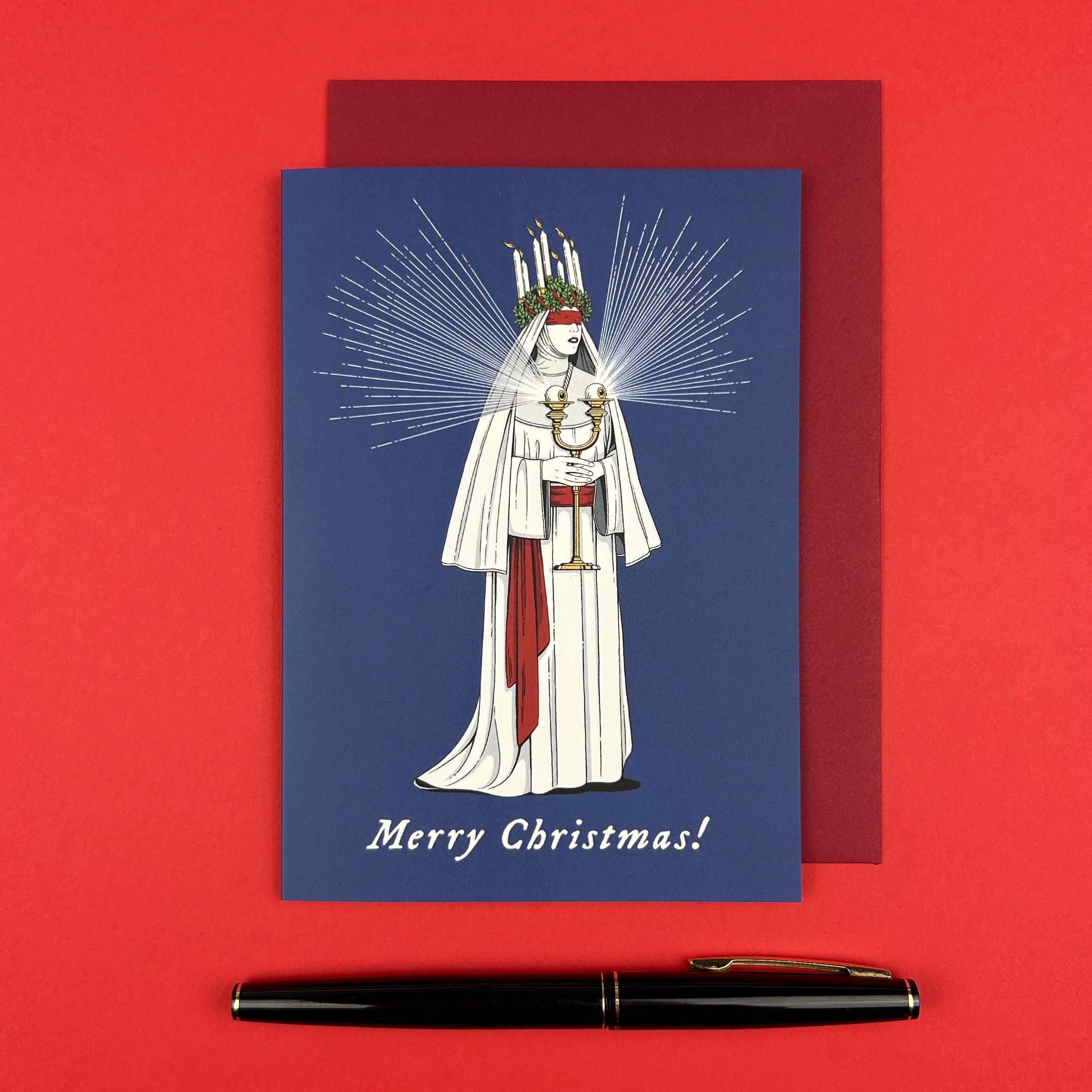 Santa Lucia / St Lucy Christmas Card (pack of 6) - Etsy
