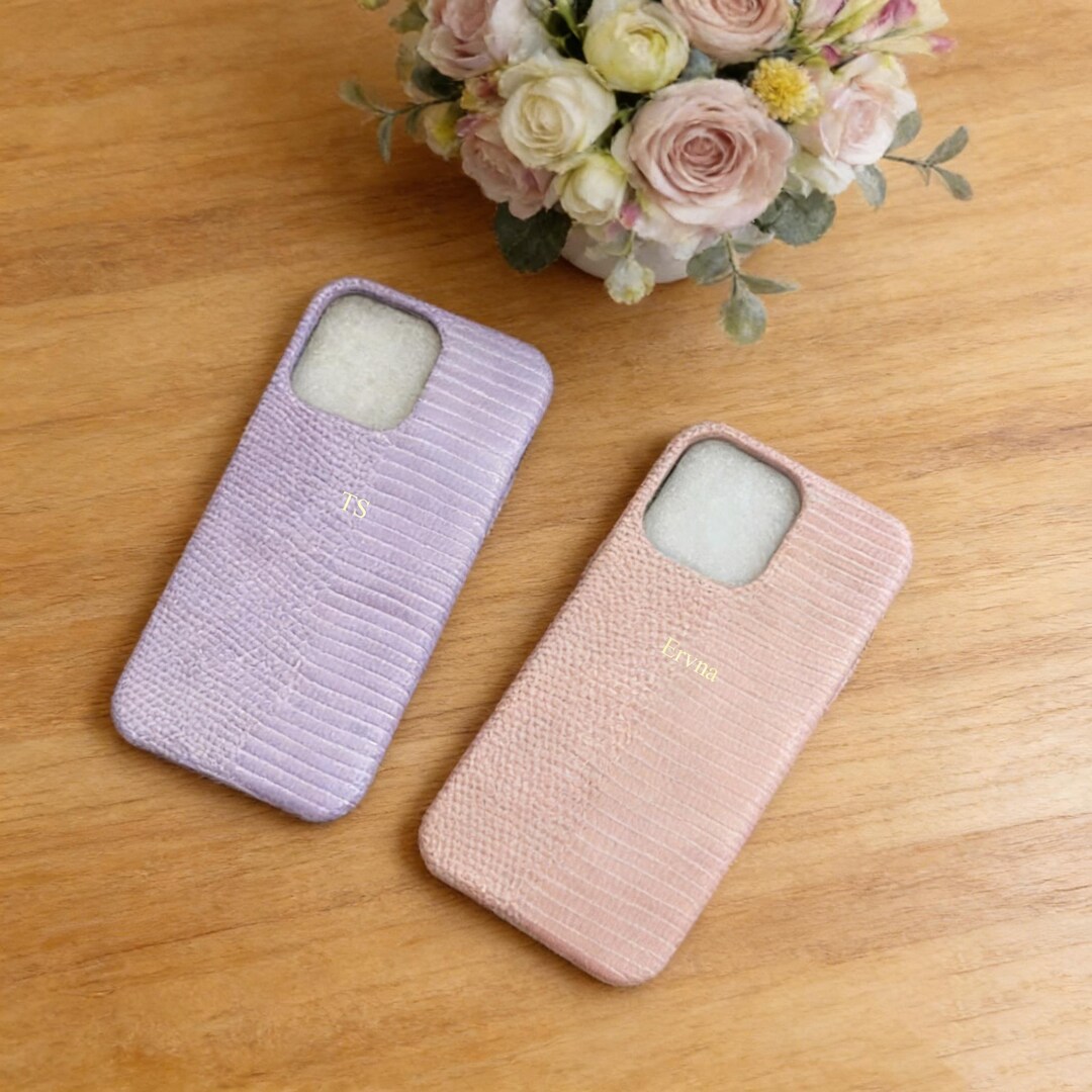 Custom Lizard Embossed iPhone Case | Leather-effect Protective Phone ...