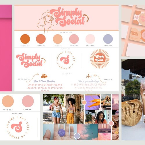 Custom Branding Kit Brand Kit Business Logo Business - Etsy