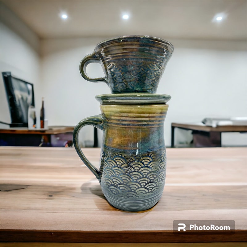 Pour Over Coffee Mug - Etsy