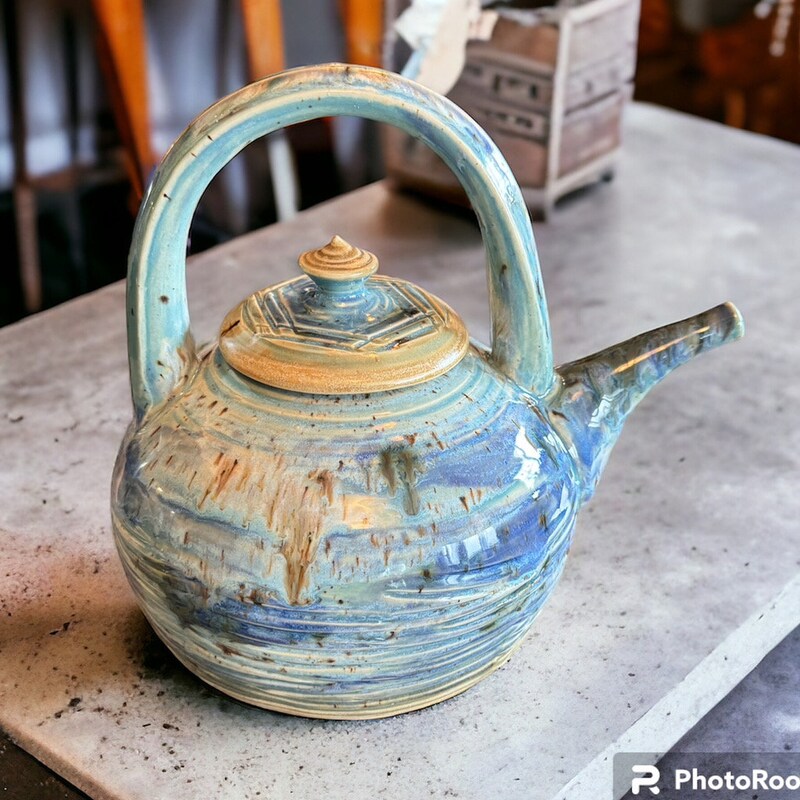 Blue Teapots - Etsy