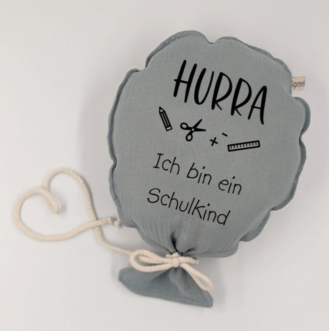 Fabric Balloon for SCHOOL ENROLLMENT 2024 Hurray Schoolchild Ruler ...